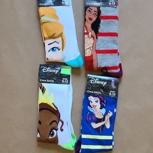 Disney | Other | Disney Princess Crew Socks Set | Poshmark